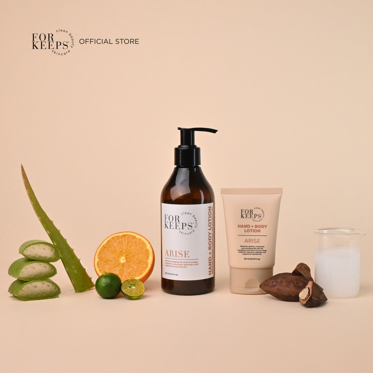 ARISE Hand + Body Lotion | For Keeps Clean Beauty – For Keeps Clean Beauty