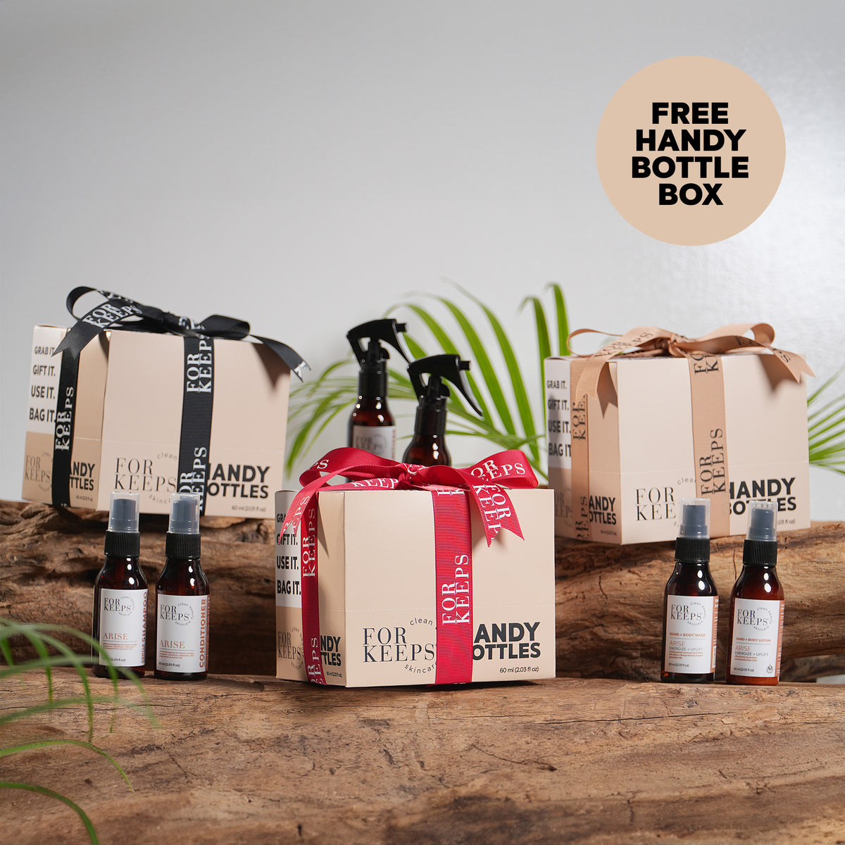 Handy Bottles Box of 12 | For Keeps Clean Beauty