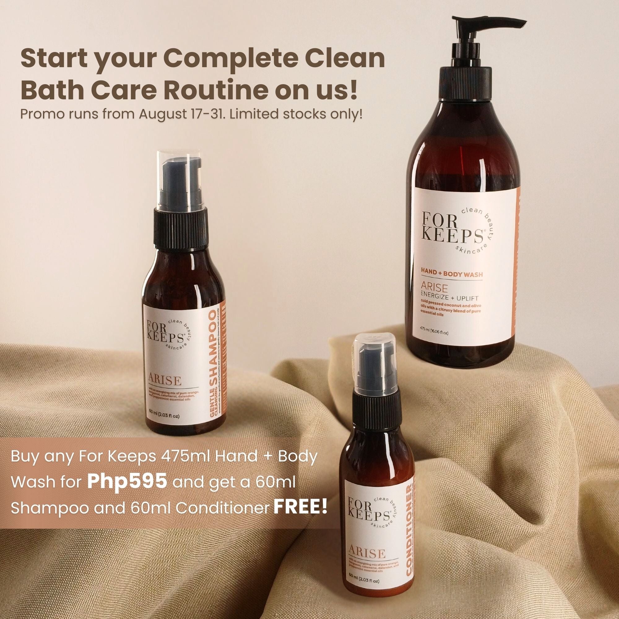 ARISE Hand + Body Wash | For Keeps Clean Beauty – For Keeps Clean Beauty