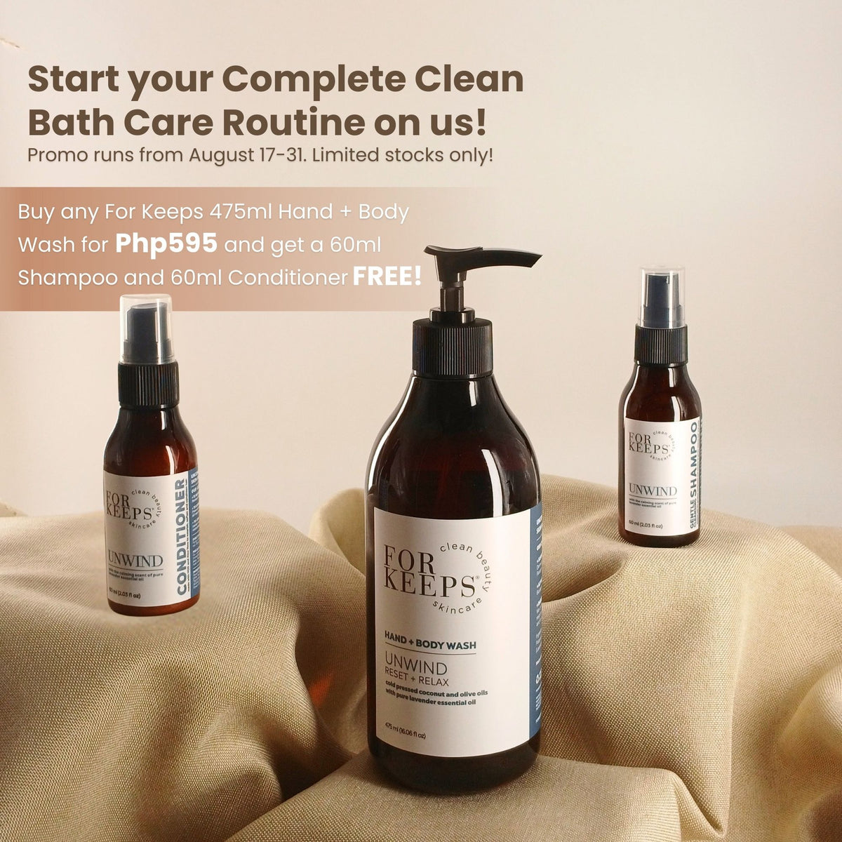 ARISE Hand + Body Wash | For Keeps Clean Beauty – For Keeps Clean Beauty