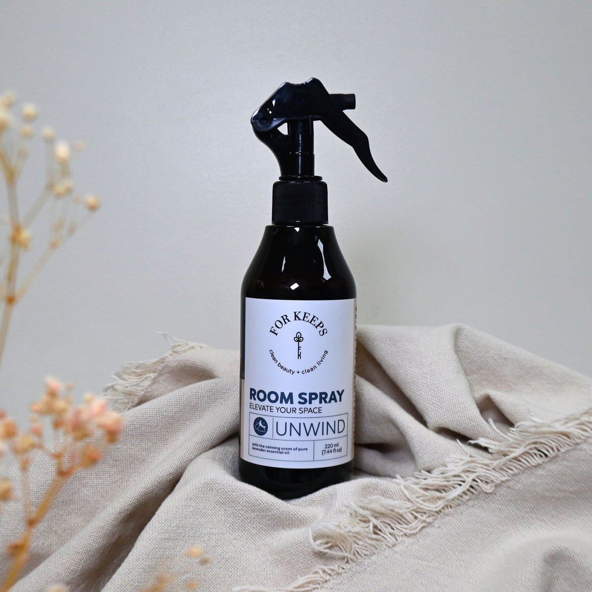 UNWIND Room Spray | For Keeps Clean Living – For Keeps Clean Beauty