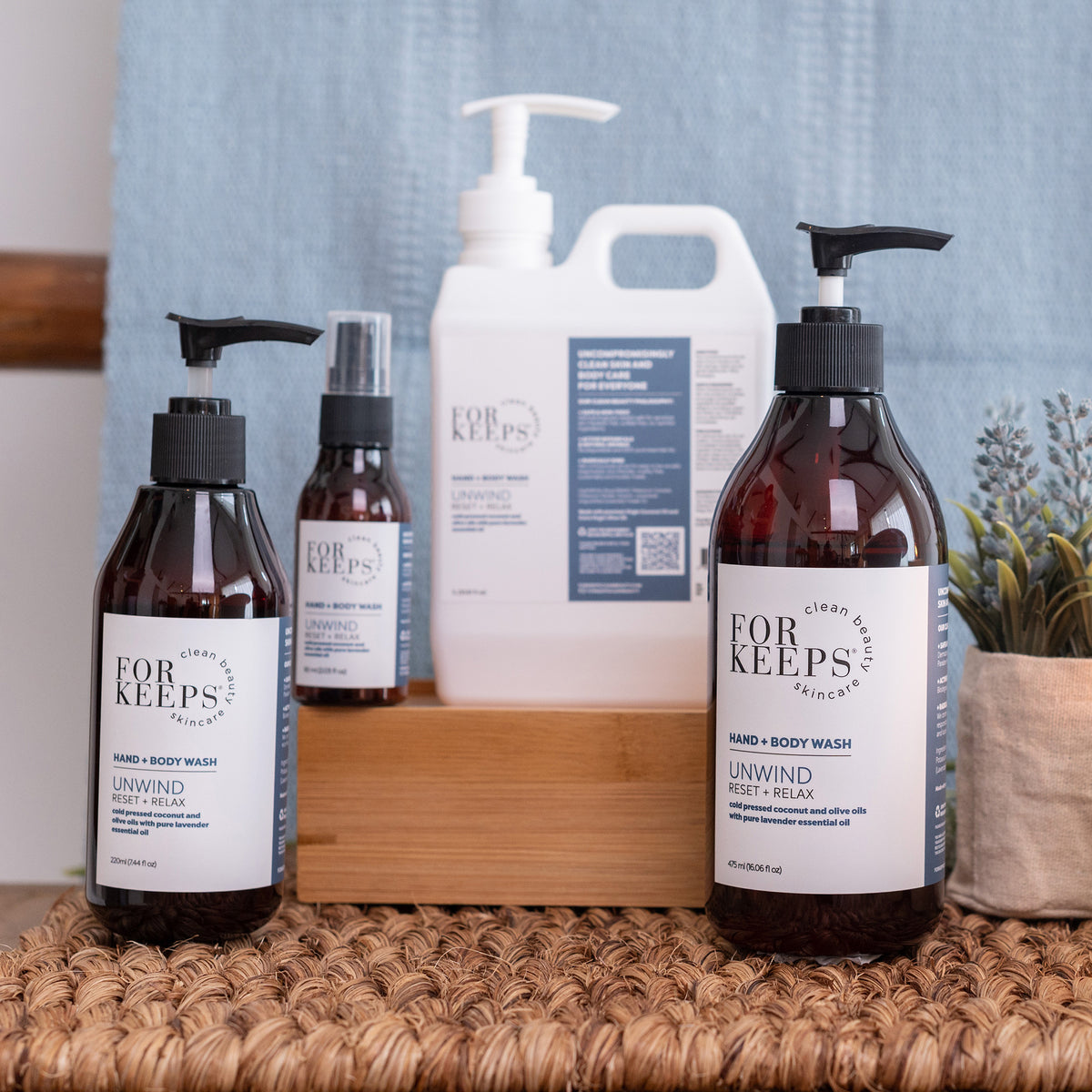 UNWIND Hand + Body Wash | For Keeps Clean Beauty – For Keeps Clean Beauty