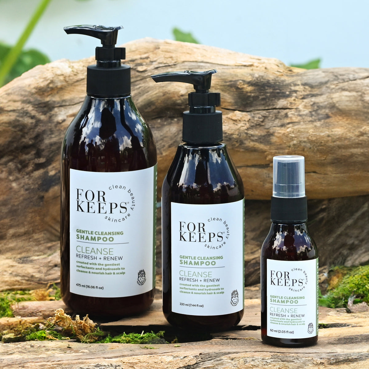 Cleanse Gentle Cleansing Shampoo | For Keeps Clean Beauty – For Keeps ...